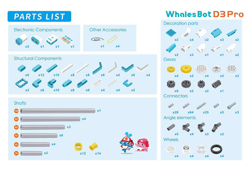 Whalesbot E7 Pro Whalesbot Robotics Kits